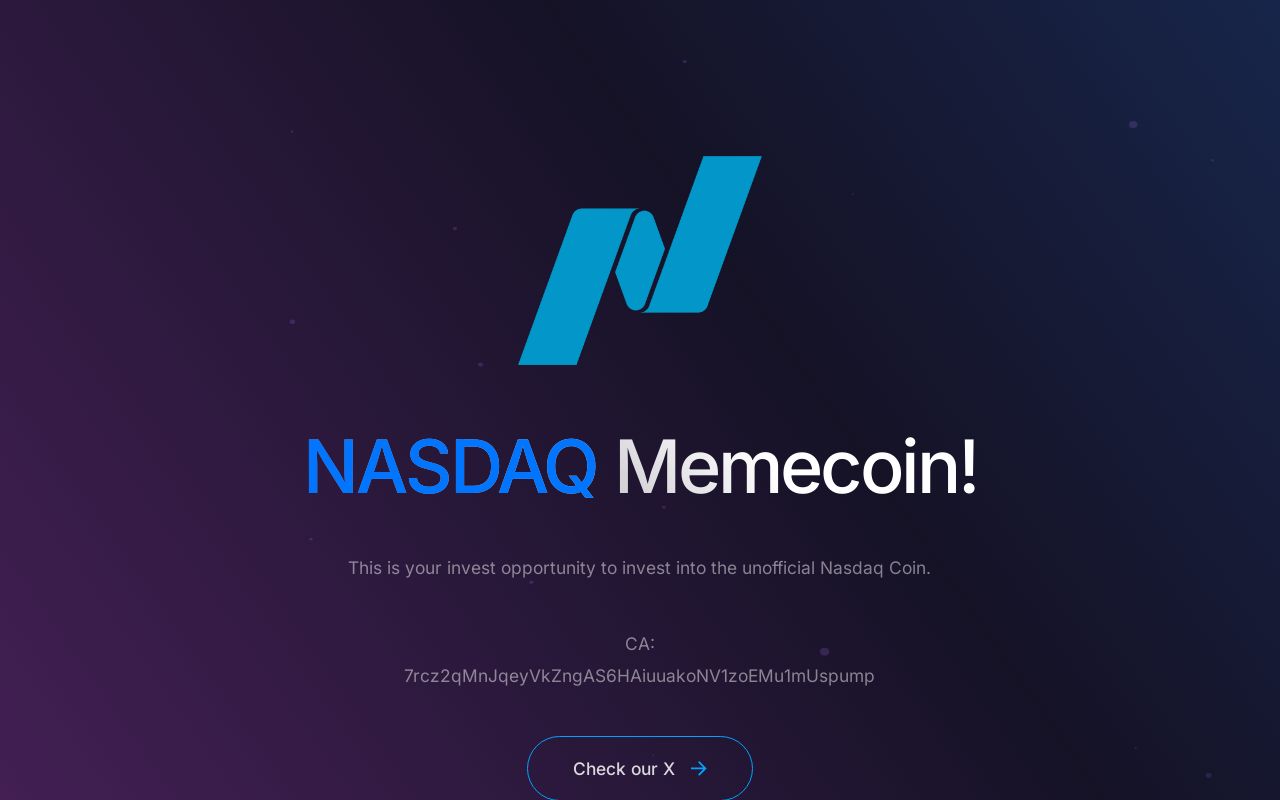 The Official NASDAQ Memecoin